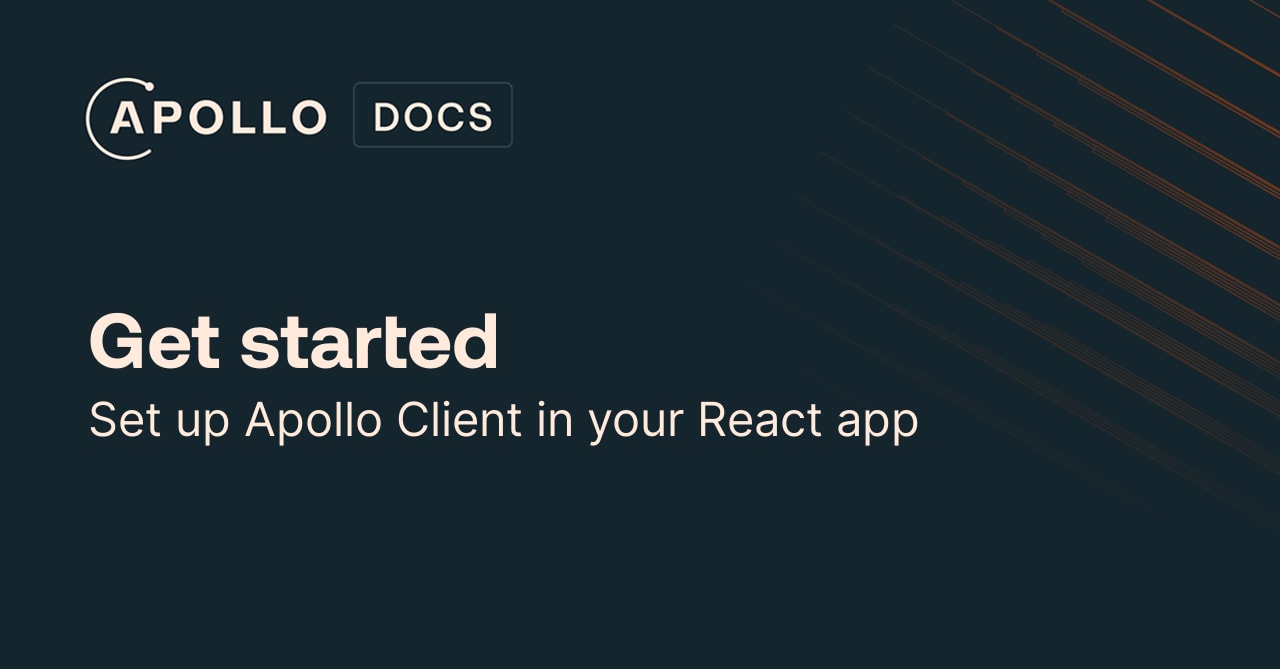 Get started - Apollo GraphQL Docs